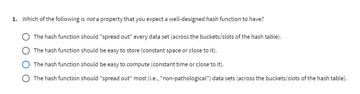 1. Suppose you implement the functionality of a | Chegg.com