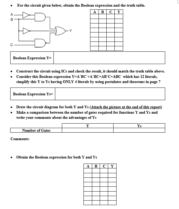 Solved . For the circuit given below, obtain the Boolean | Chegg.com