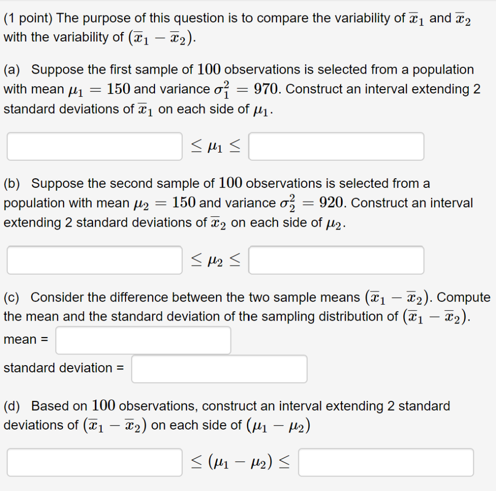 Solved (a) Suppose the first sample of 100 observations is | Chegg.com