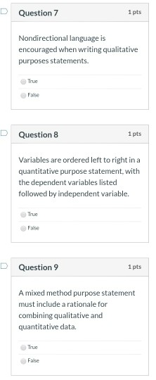 Solved Question 7 1 pts Nondirectional language is | Chegg.com
