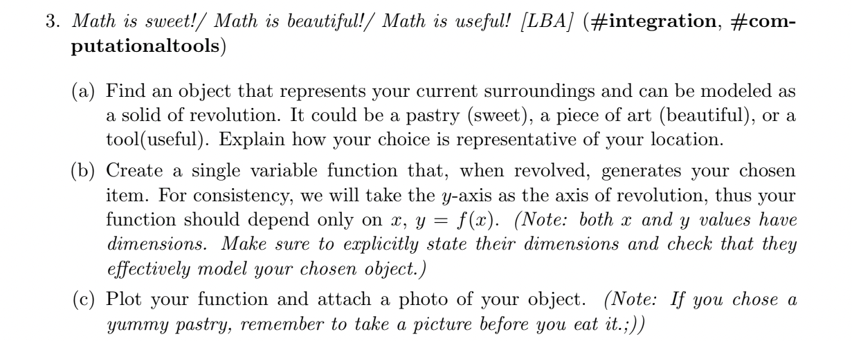 Solved Math is sweet!/ ﻿Math is beautiful!/ ﻿Math is useful! | Chegg.com