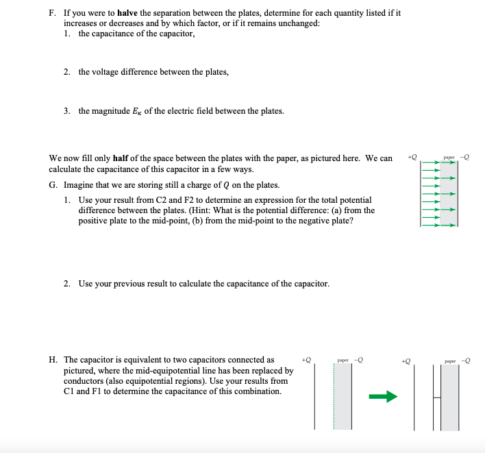 Solved i only need F, G and H. Im adding the first page so | Chegg.com