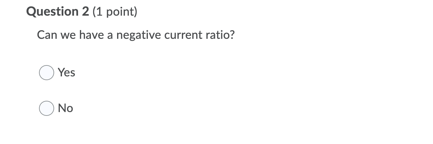 Solved Question 2 (1 point) Can we have a negative current | Chegg.com