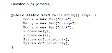 Solved public class Foo protected String a; public Foo | Chegg.com