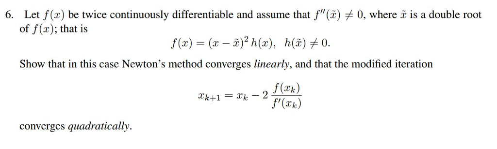 Solved Let f(x) be twice continuously differentiable and | Chegg.com