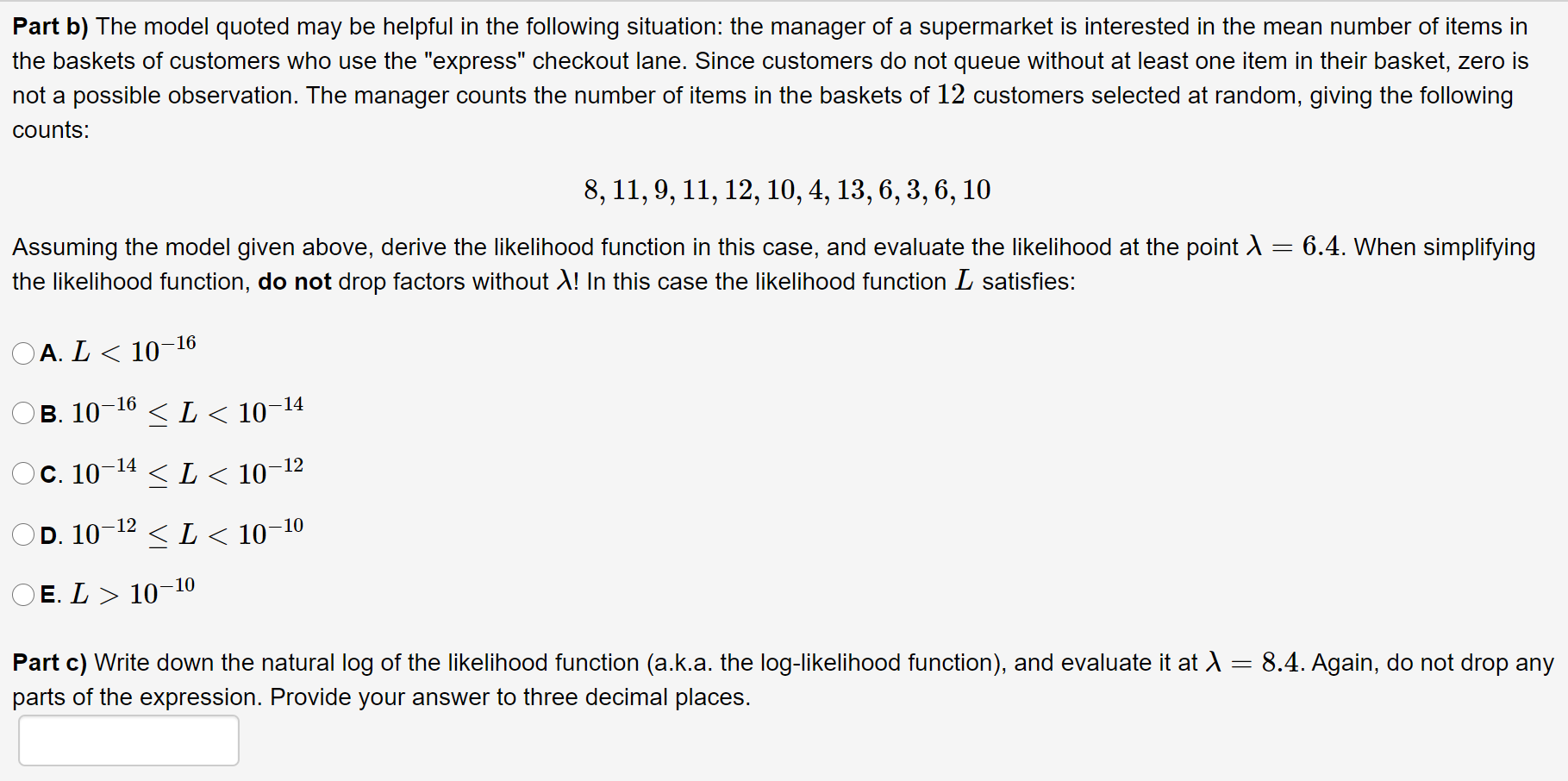 Solved (5 points) If a variable appears to follow a Poisson | Chegg.com