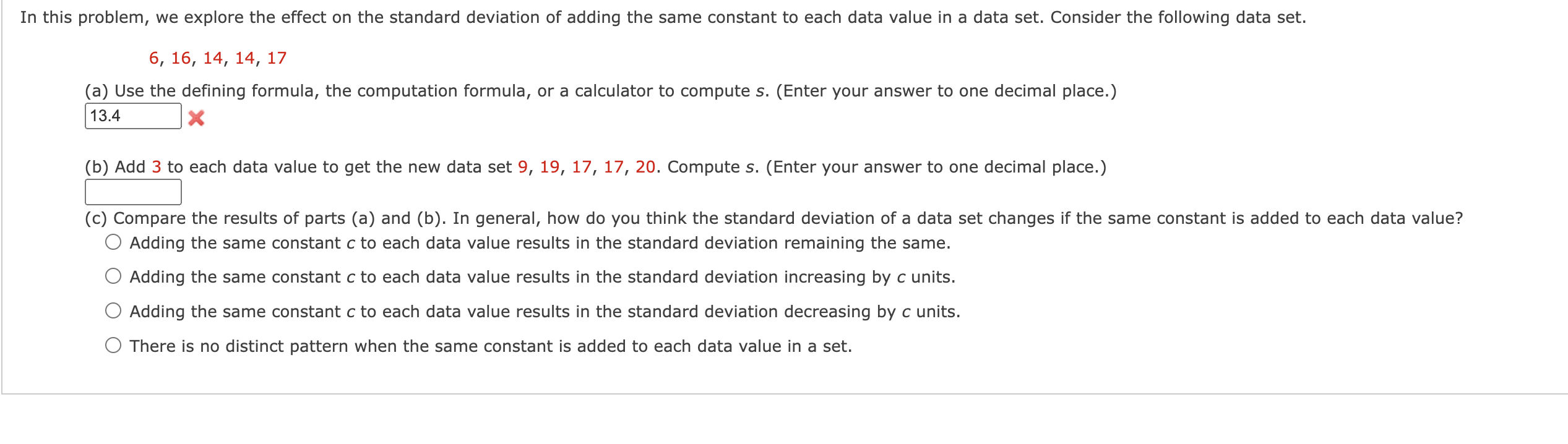 Solved 6,16,14,14,17 (a) Use the defining formula, the | Chegg.com