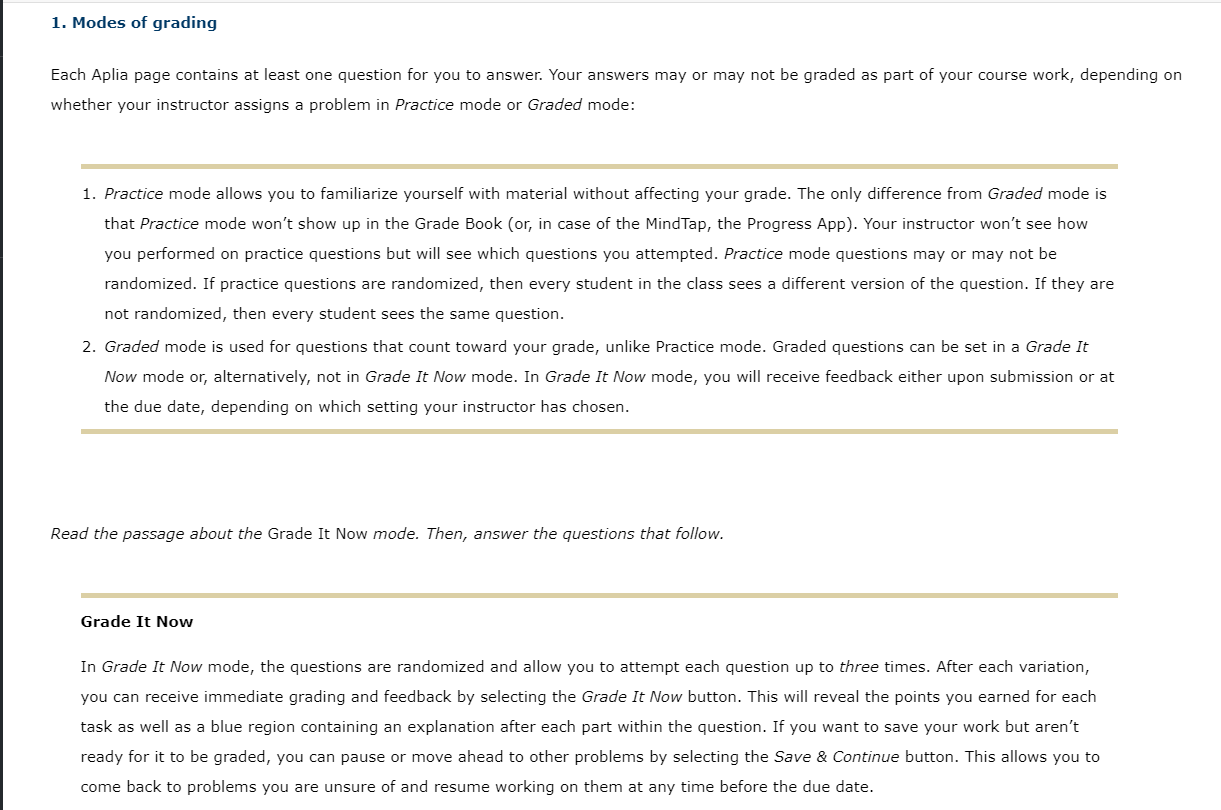 Solved For Practice mode questions, what will your | Chegg.com