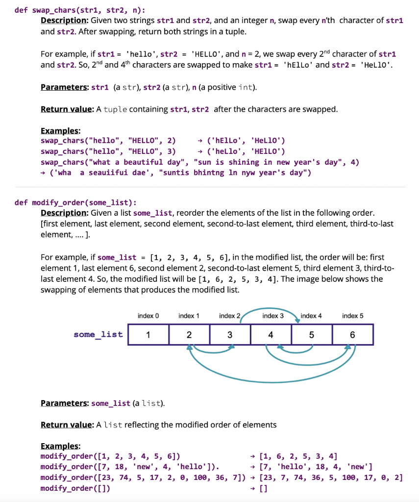 Solved Guidelines and Restrictions Any function that | Chegg.com