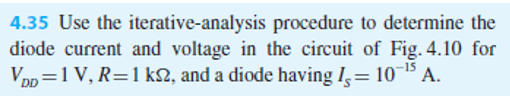 Solved 435 Use The Iterative Analysis Procedure To 