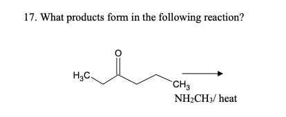 Solved 17. What products form in the following reaction? H2C | Chegg.com