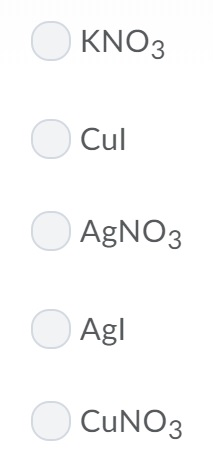 Solved A solution containing equal concentrations of CuNO3 | Chegg.com