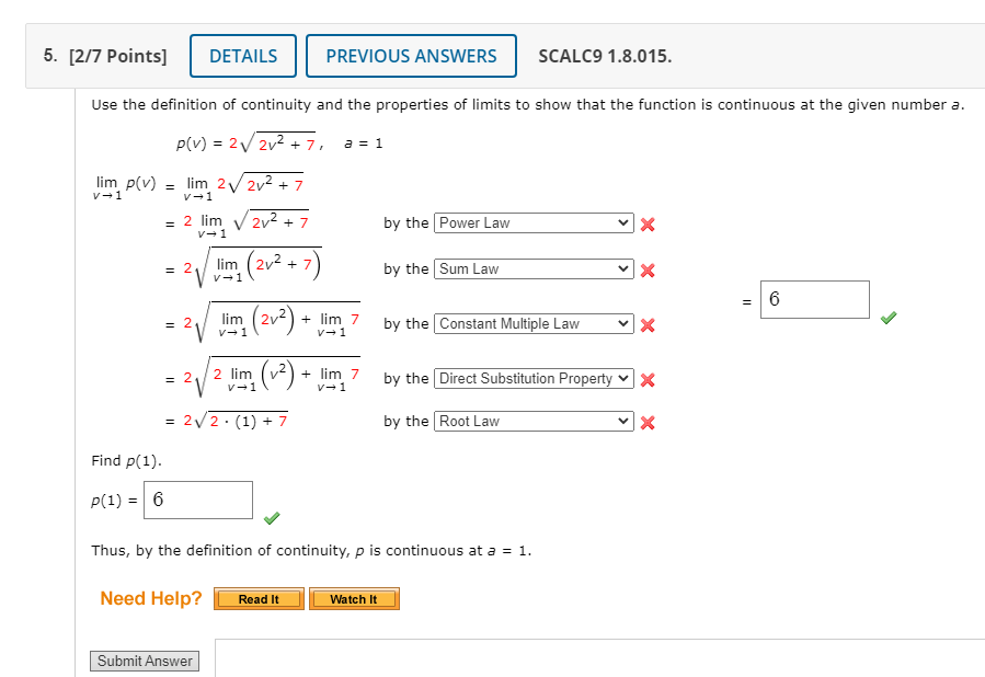 Solved 5. [2/7 Points] DETAILS PREVIOUS ANSWERS SCALC9 | Chegg.com