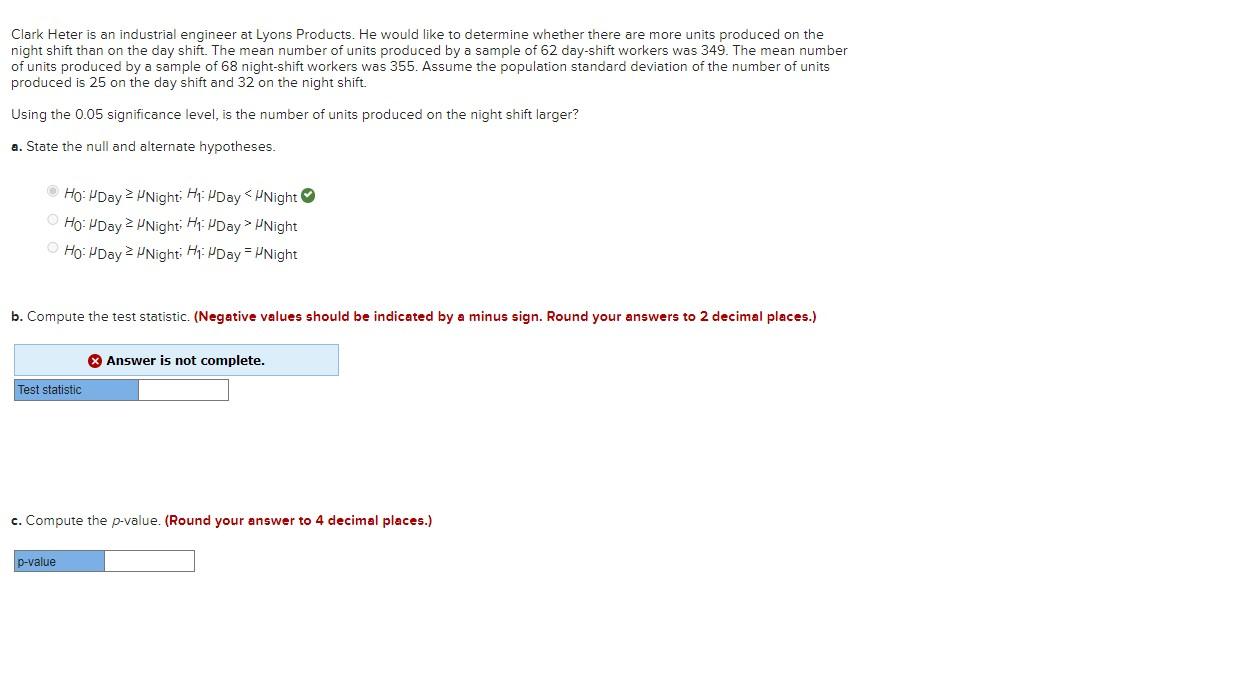 Solved Clark Heter is an industrial engineer at Lyons | Chegg.com