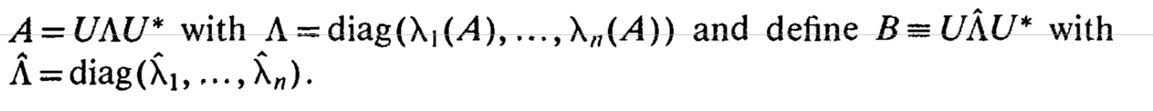 Theorem (Hoffman and Wielandt). Let A, Ee Mn, assume | Chegg.com