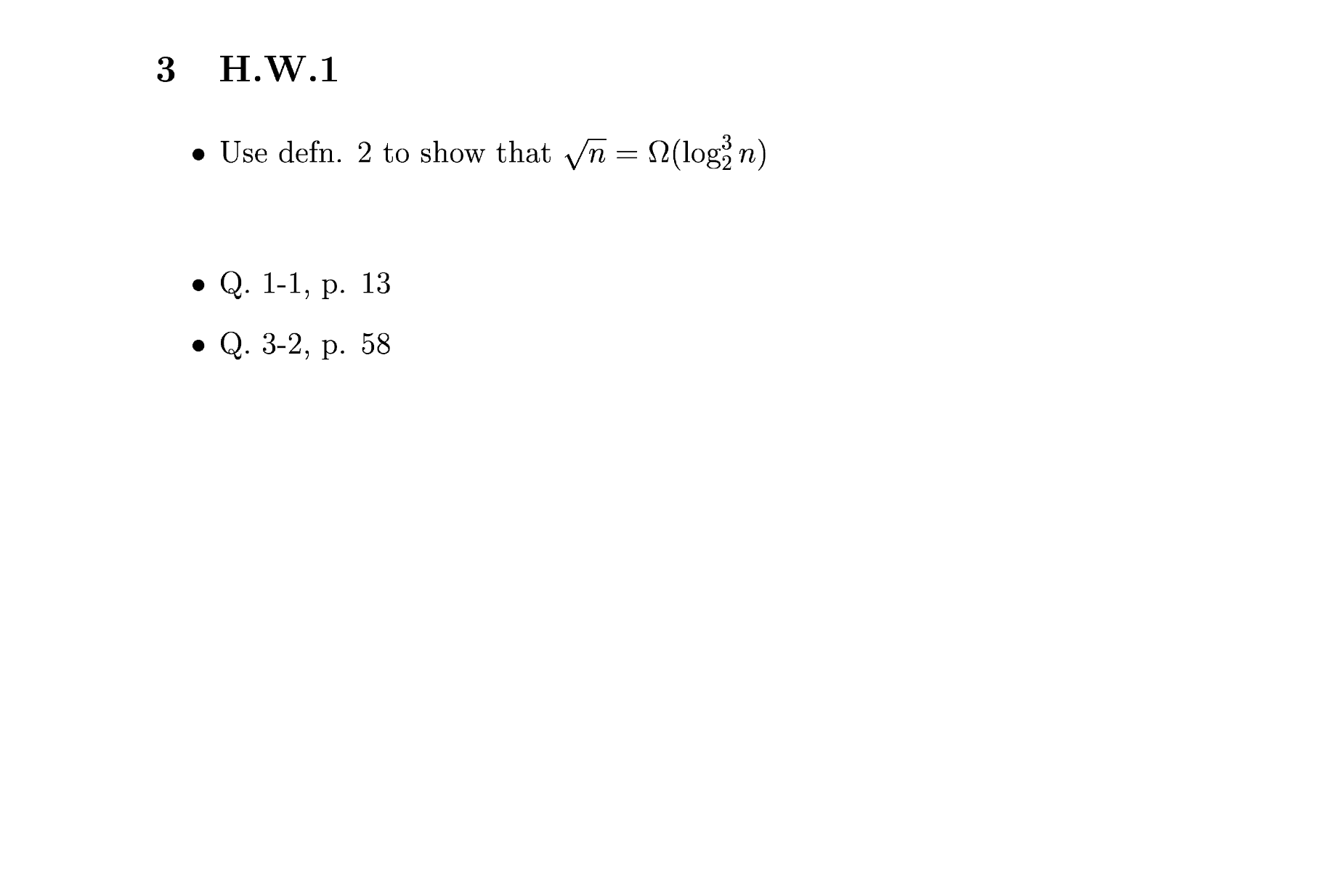 21 Order Notation For Positve Functions Def2 Let 