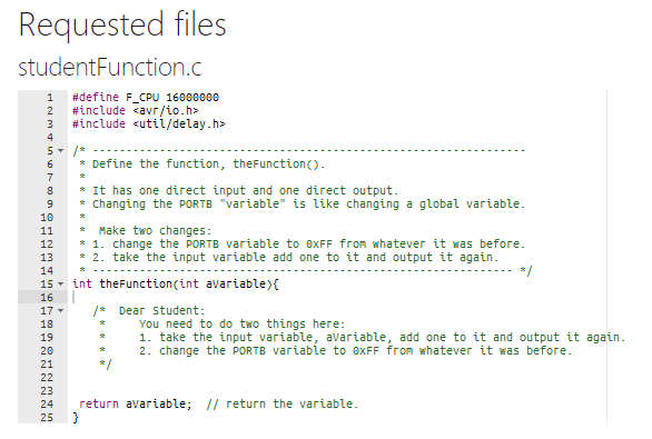 Solved Virtual Programming Lab will call your function, | Chegg.com