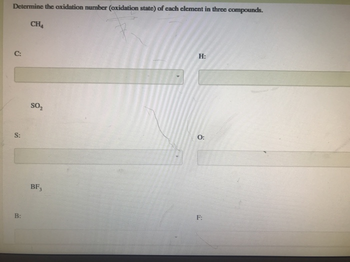 Solved Determine The Oxidation Number Oxidation State Of