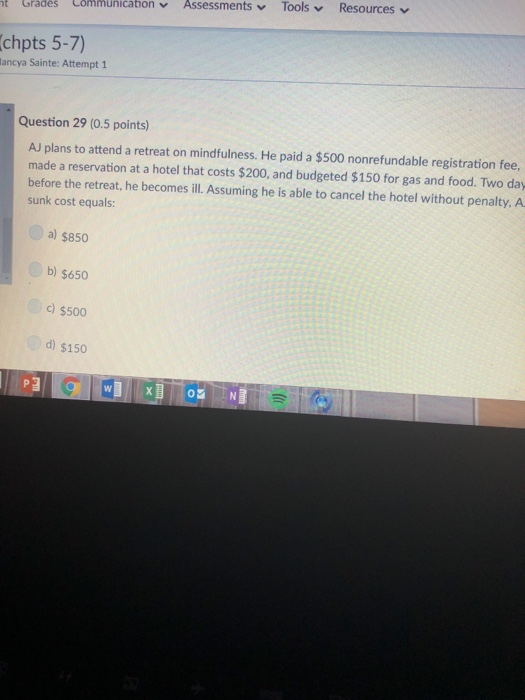Solved t Grades Communication Assessments ToolsResources | Chegg.com