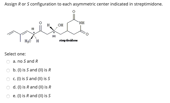 Solved Assign R or S configuration to each asymmetric center | Chegg.com