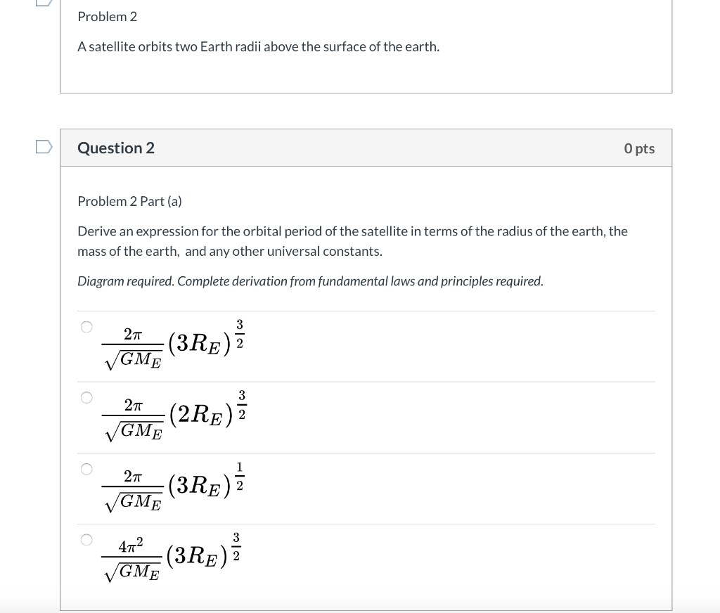 Solved Question 1 O pts Problem 1 Three astronomical objects | Chegg.com