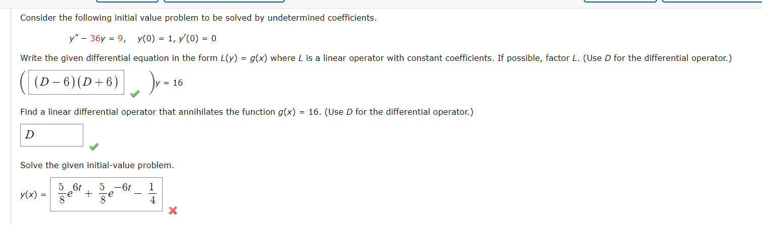 Solved Consider the following initial value problem to be | Chegg.com