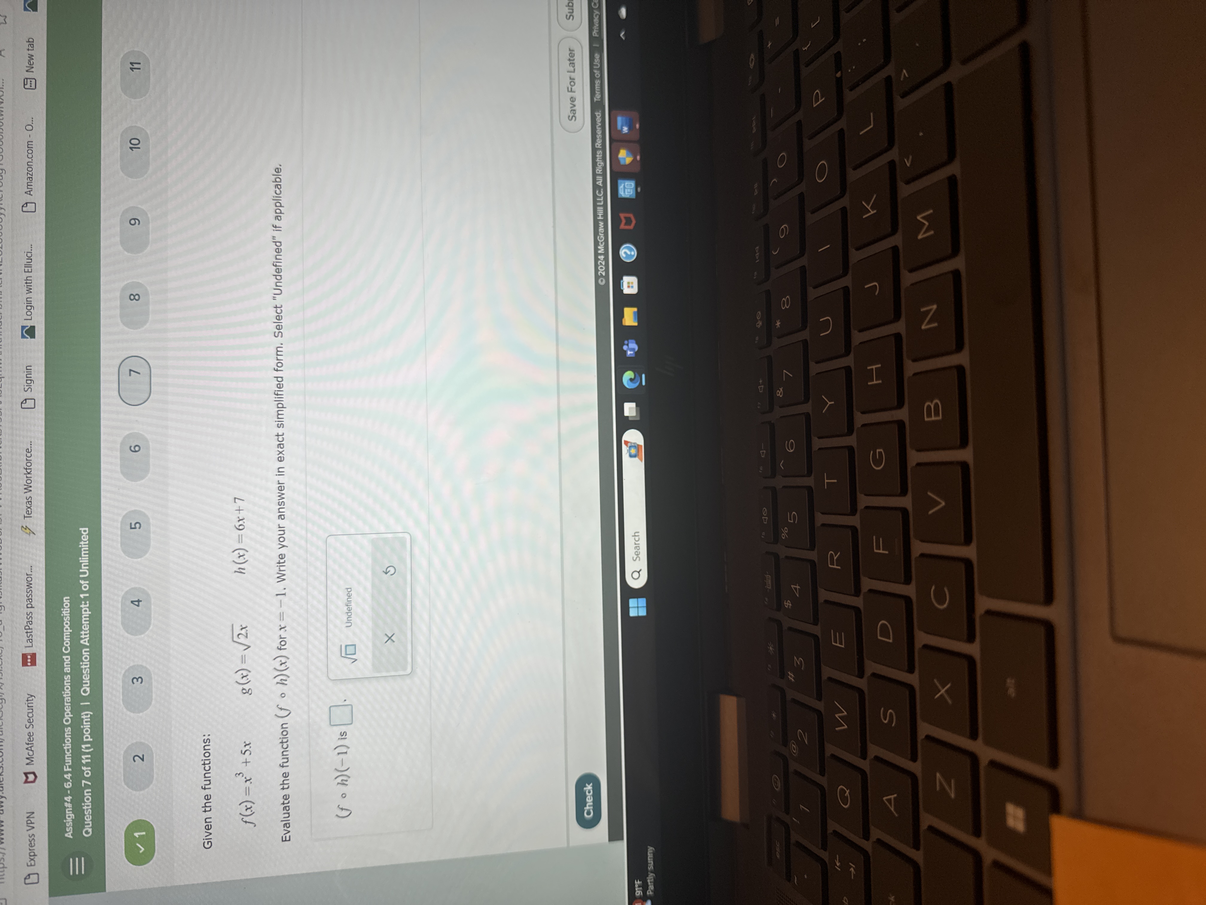 Solved Given the | Chegg.com