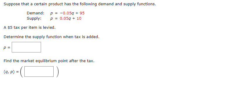 [Solved]: Suppose that a certain product has the following