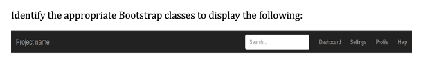 Solved Identify the appropriate Bootstrap classes to display | Chegg.com Solved Identify the appropriate Bootstrap classes to display | Chegg.com