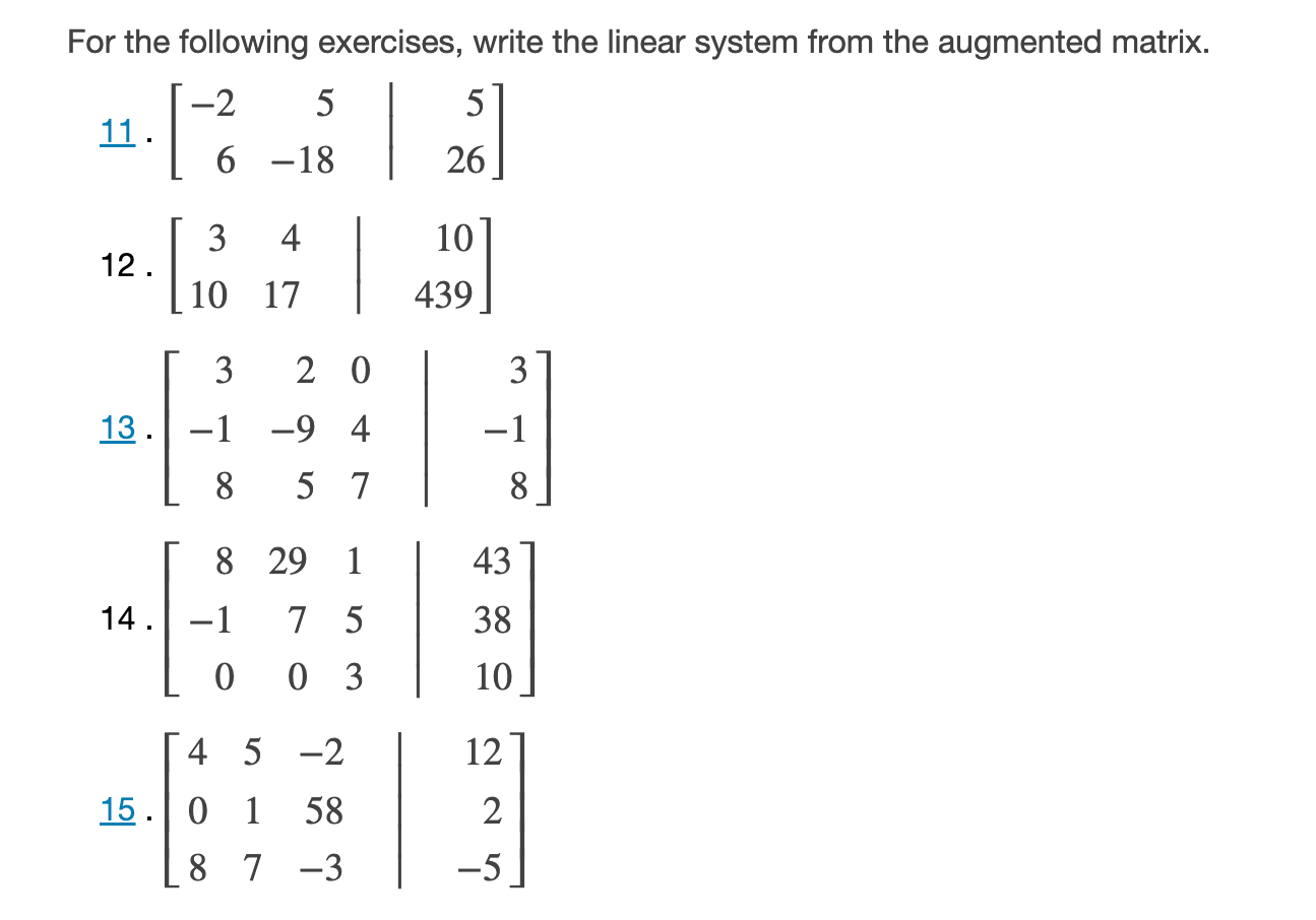 Solved Number 13 For the following exercises, solve | Chegg.com