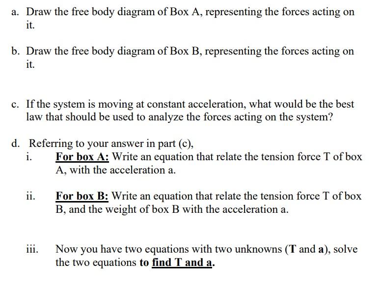 Solved Problem 2 (10 marks) (Show all your steps) Box A with | Chegg.com