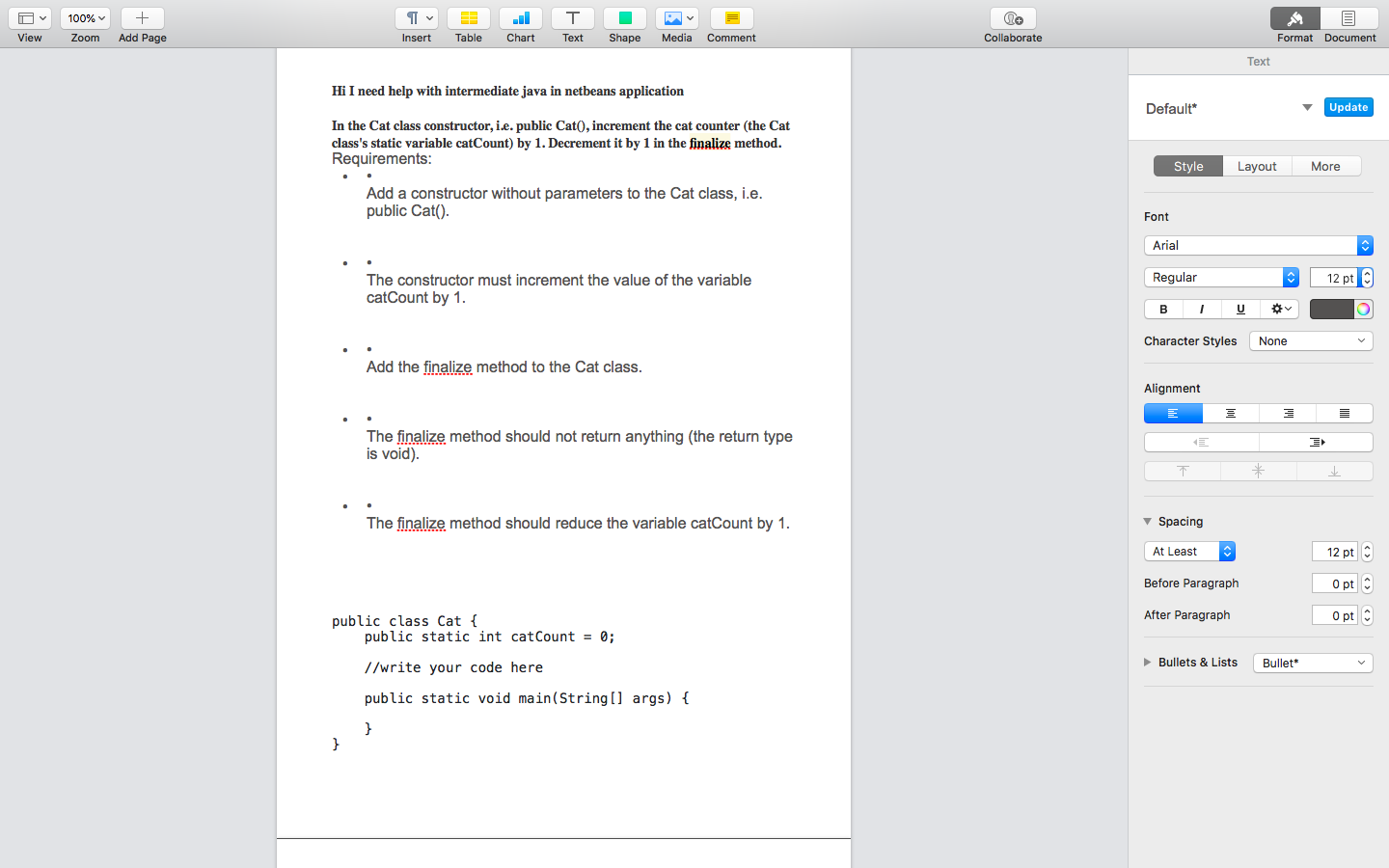 Solved Tv 100% Zoom + Add Page Tv Insert + Collaborate el 9 | Chegg.com