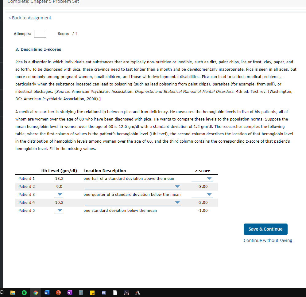 Solved Complete: Chapter 5 Problem Set