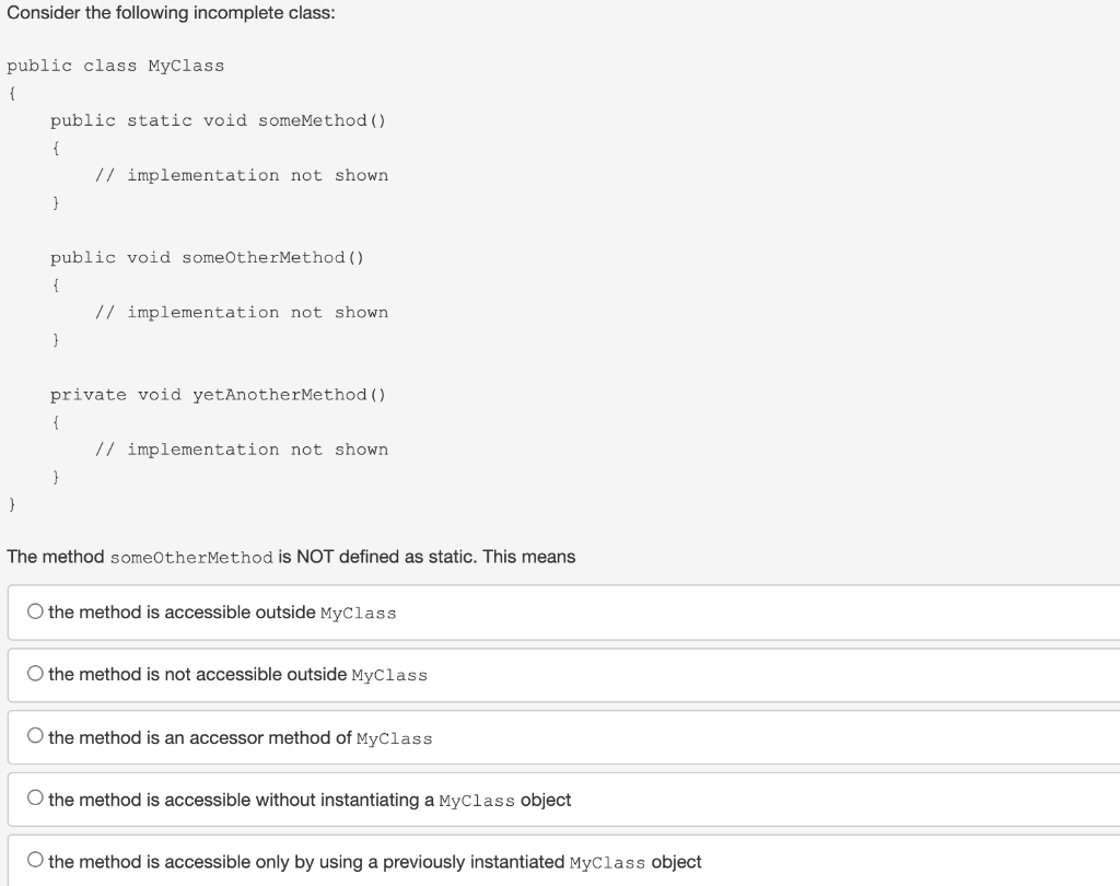 Solved Consider the following client code and assume that it | Chegg.com