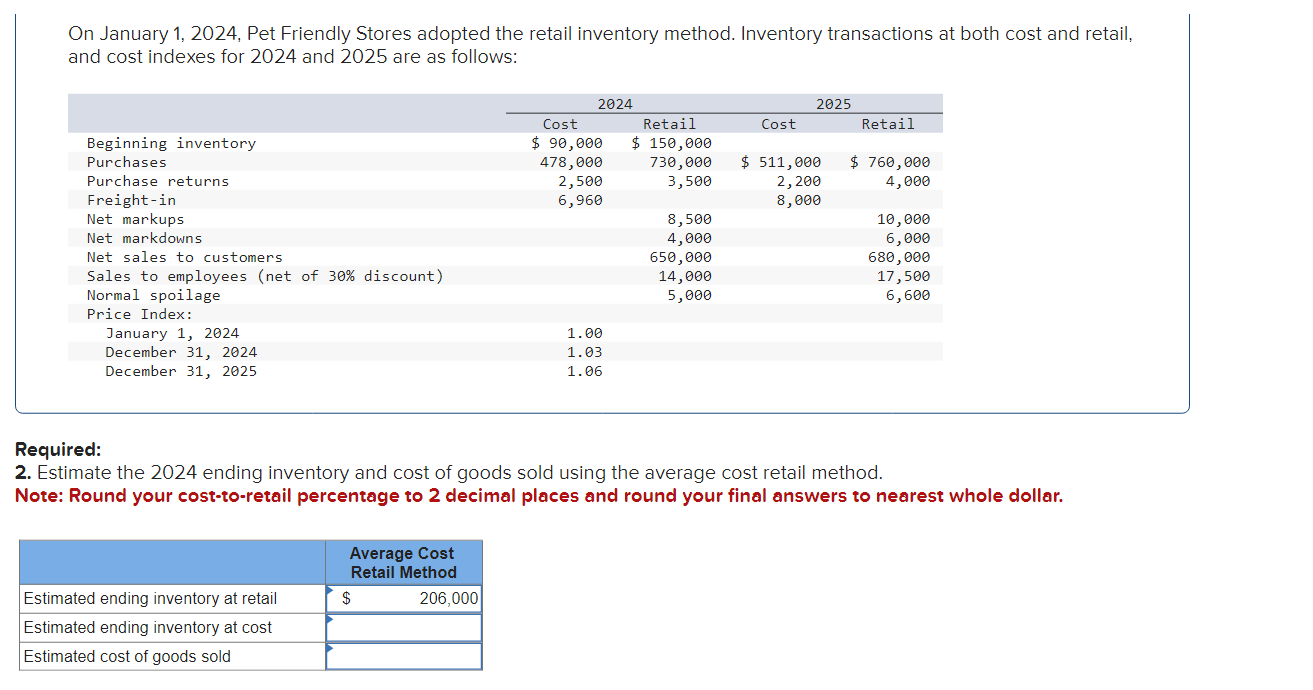 On January 1, 2024, Pet Friendly Stores adopted the | Chegg.com