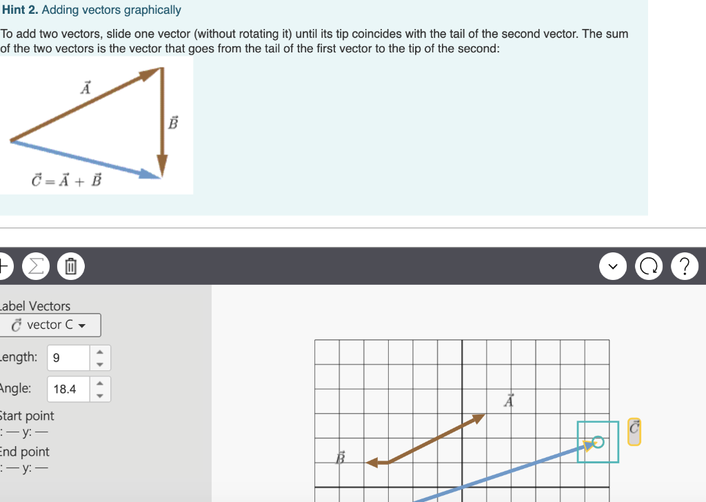 Solved find the length and angle | Chegg.com