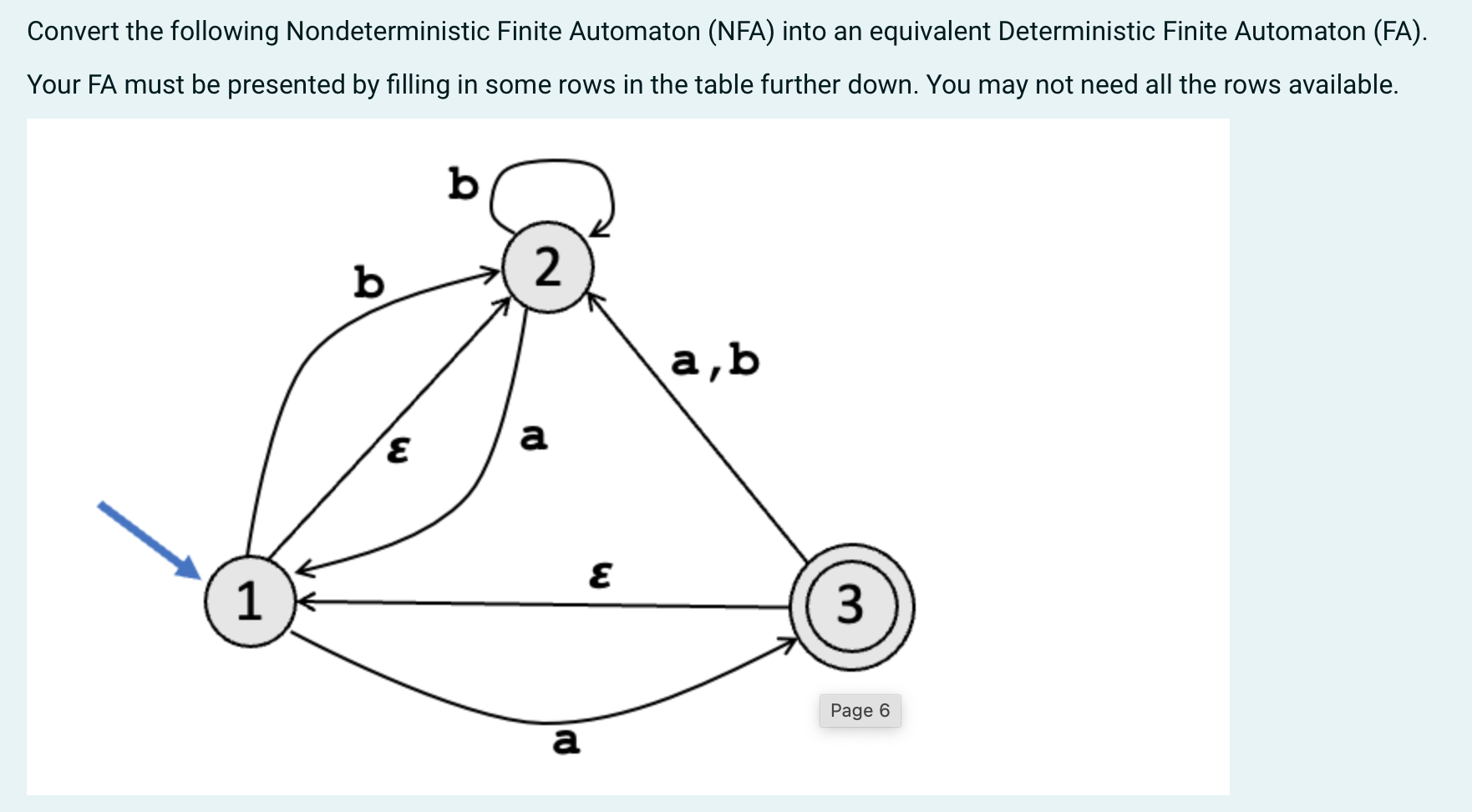 Solved Convert the following Nondeterministic Finite | Chegg.com
