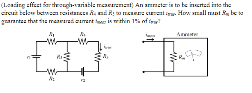 Solved (Loading effect for through-variable measurement) An | Chegg.com