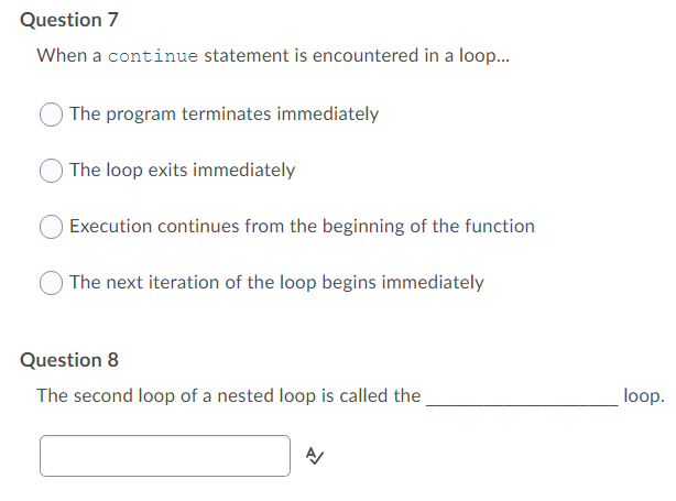 Solved Which Of The Following Is Not A Type Of Loop