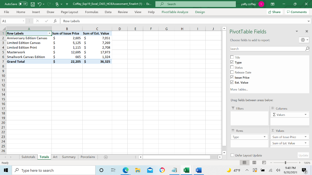 AutoSave Oh H2 OH HUB R = Exp 19 Excel Cho5 | Chegg.com