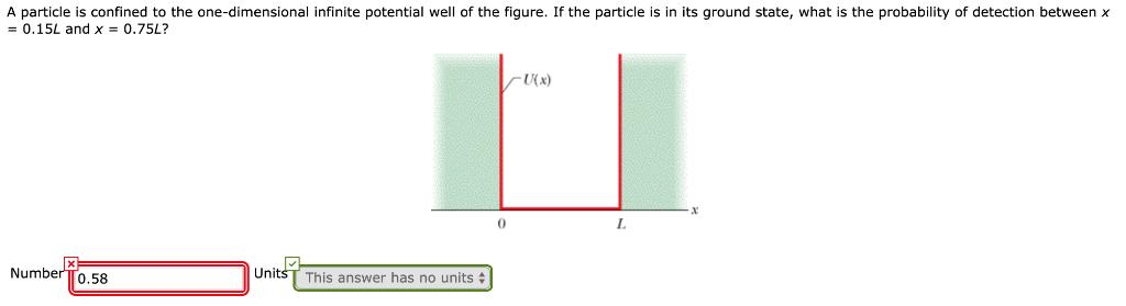Solved A particle is confined to the one-dimensional | Chegg.com
