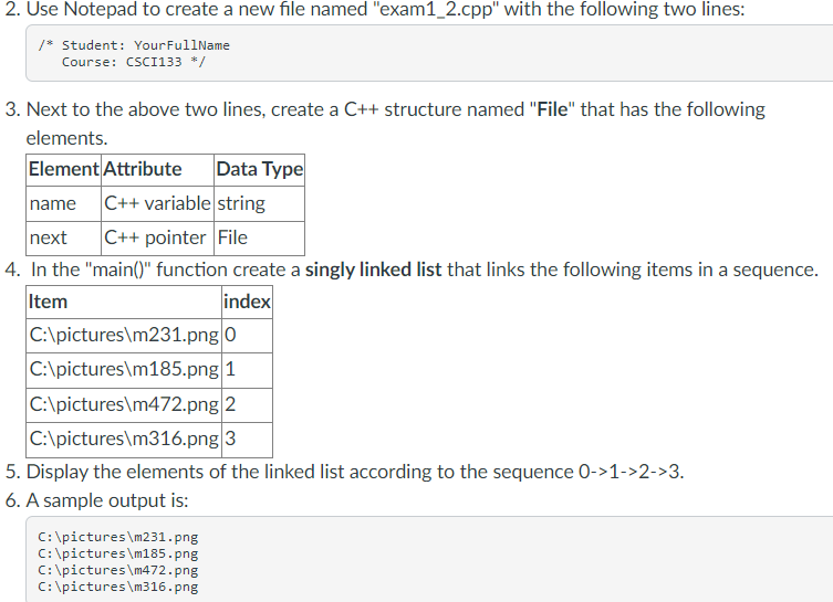 Solved 2. Use Notepad to create a new file named | Chegg.com