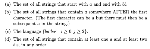 Solved Give a regular expression that specifies each of the | Chegg.com
