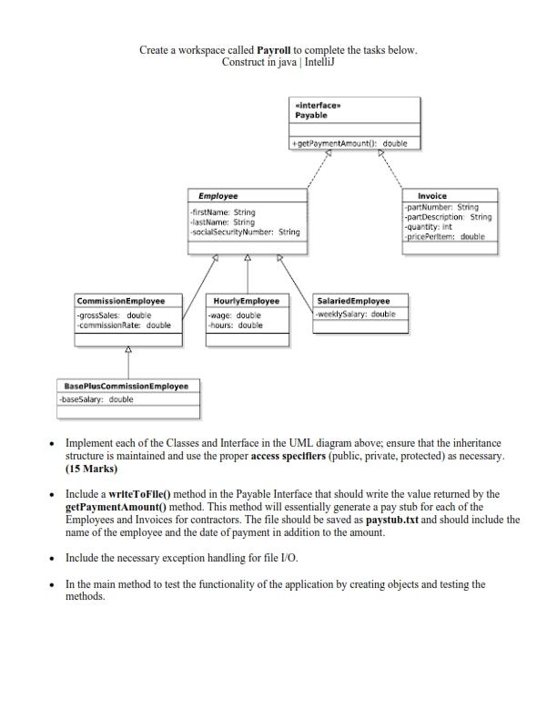 Solved Create a workspace called Payroll to complete the | Chegg.com