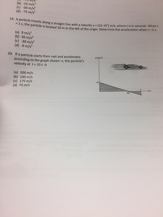Solved 12. The area of av t graph represents (a) velocity. | Chegg.com