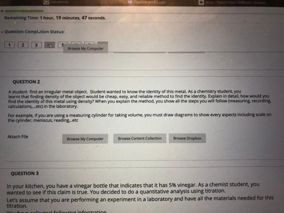 A student finds an irregular metal object. Student | Chegg.com