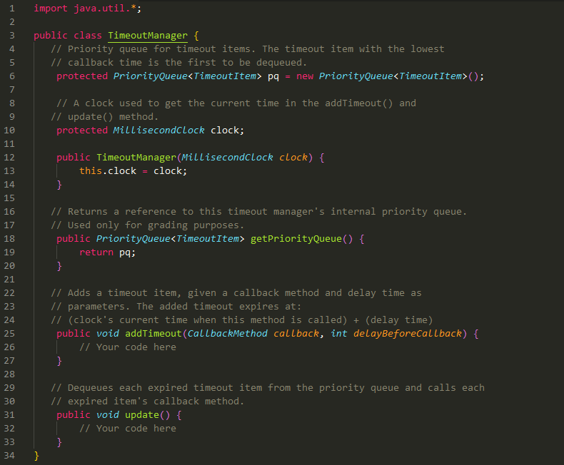 Solved 98 Lab Timeout Manager With Priorityqueue Timeout 9427