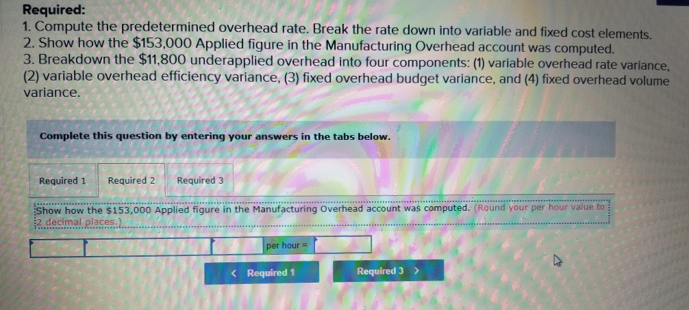 Solved Problem 10A-9 Applying Overhead; Overhead Variances | Chegg.com