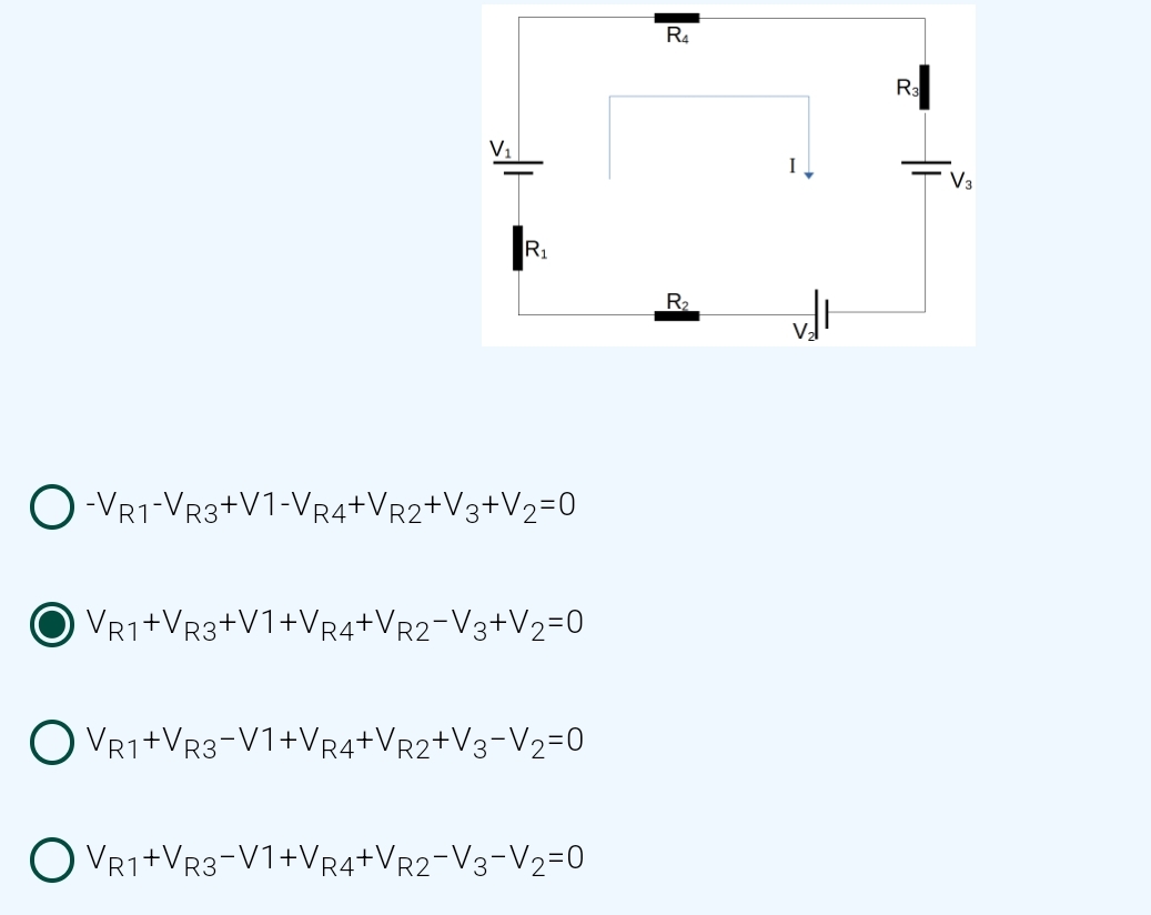 Solved Applying Kirchhoff's mesh law for the circuit shown | Chegg.com