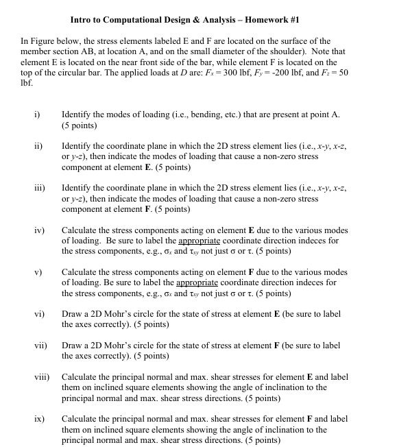 Intro to Computational Design \& Analysis - ﻿Homework | Chegg.com